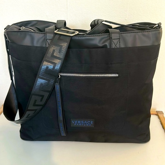 Versace | Bags | Versace Duffle Luggage Tote | Poshmark